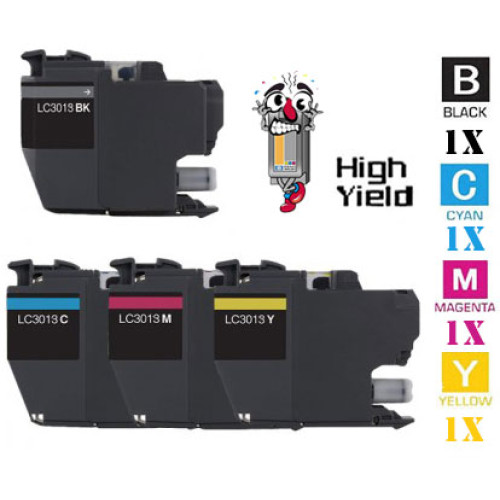 4 PACK Brother LC3019 Super High Yield Inkjet Cartridge